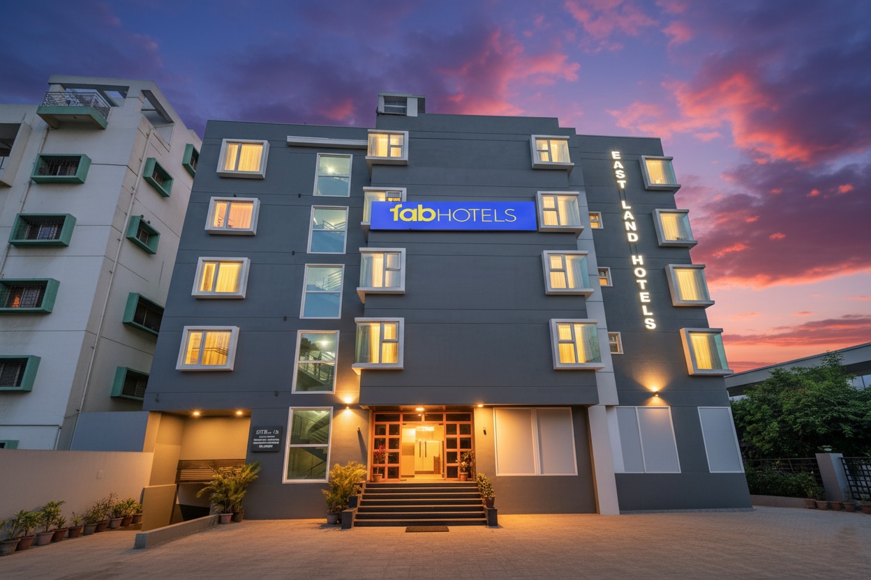 Amenities of FabHotel East Land - HRBR Layout