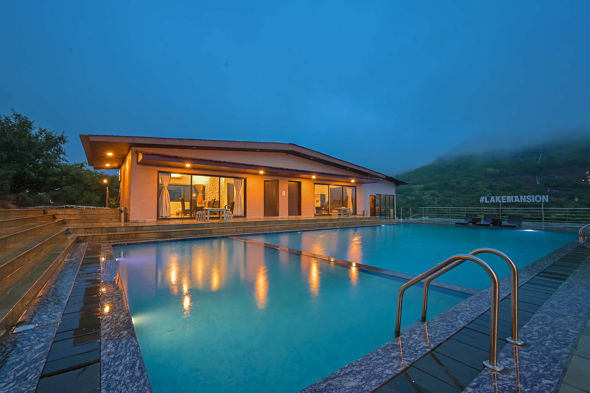 Photos of StayVista at Lake Mansion w/ Pool & Lake View - Lonavala ...
