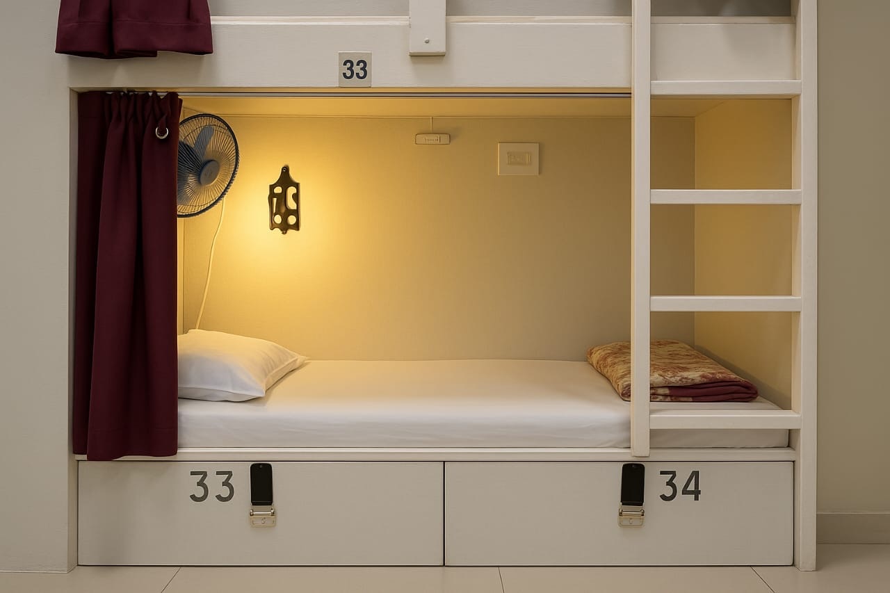 Homestay AC Dormitory at Kashmiri Gate 𝗕𝗢𝗢𝗞 Delhi Hostel