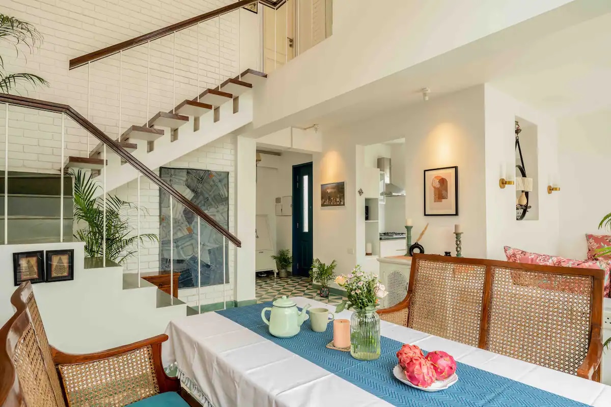 Tesoro 2BHK Villa in Siolim near Anjuna and Vagator 𝗕𝗢𝗢𝗞 Goa Villa