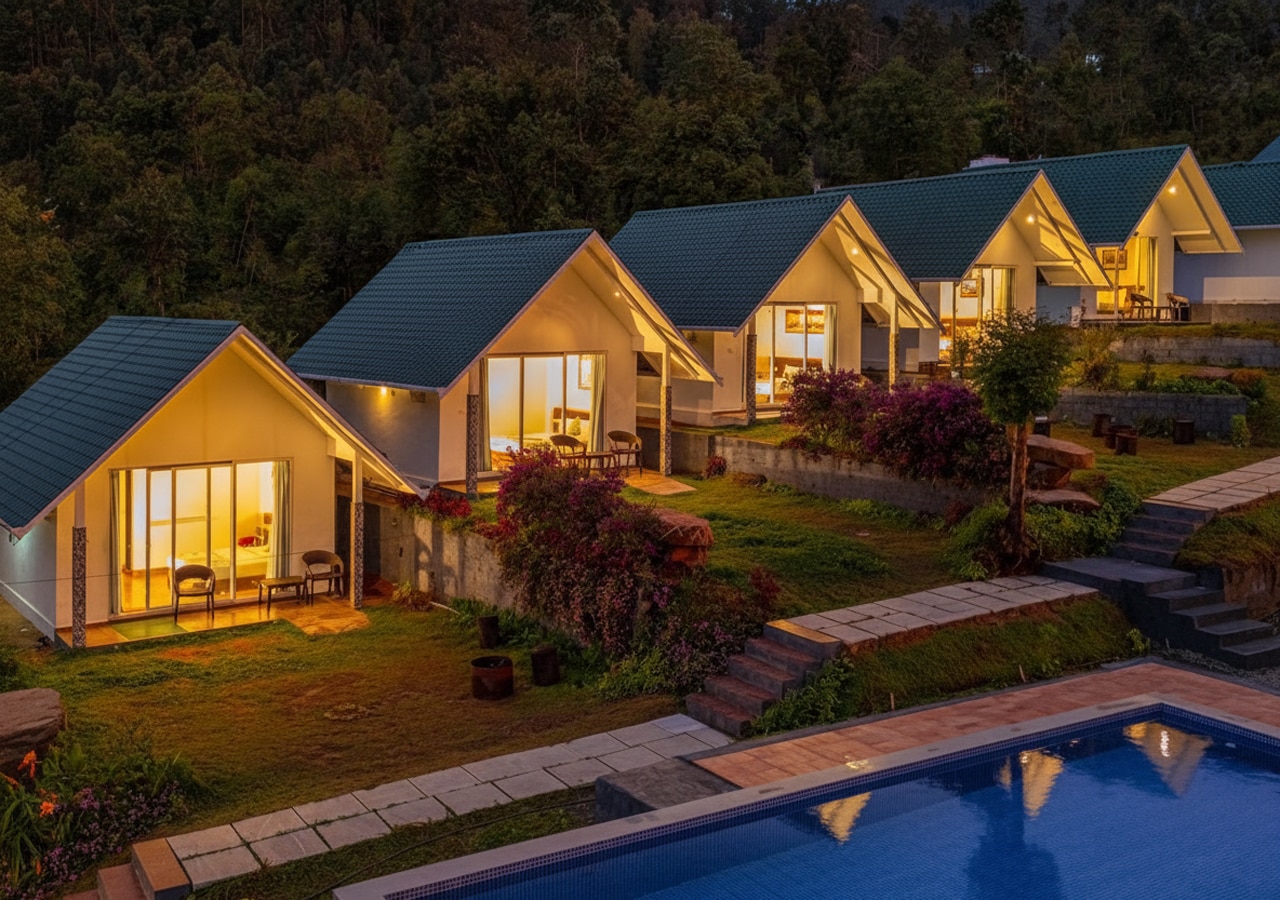 Gardenia Pool Resort Kanthalloor by VOYE HOMES 𝗕𝗢𝗢𝗞 Marayoor Resort