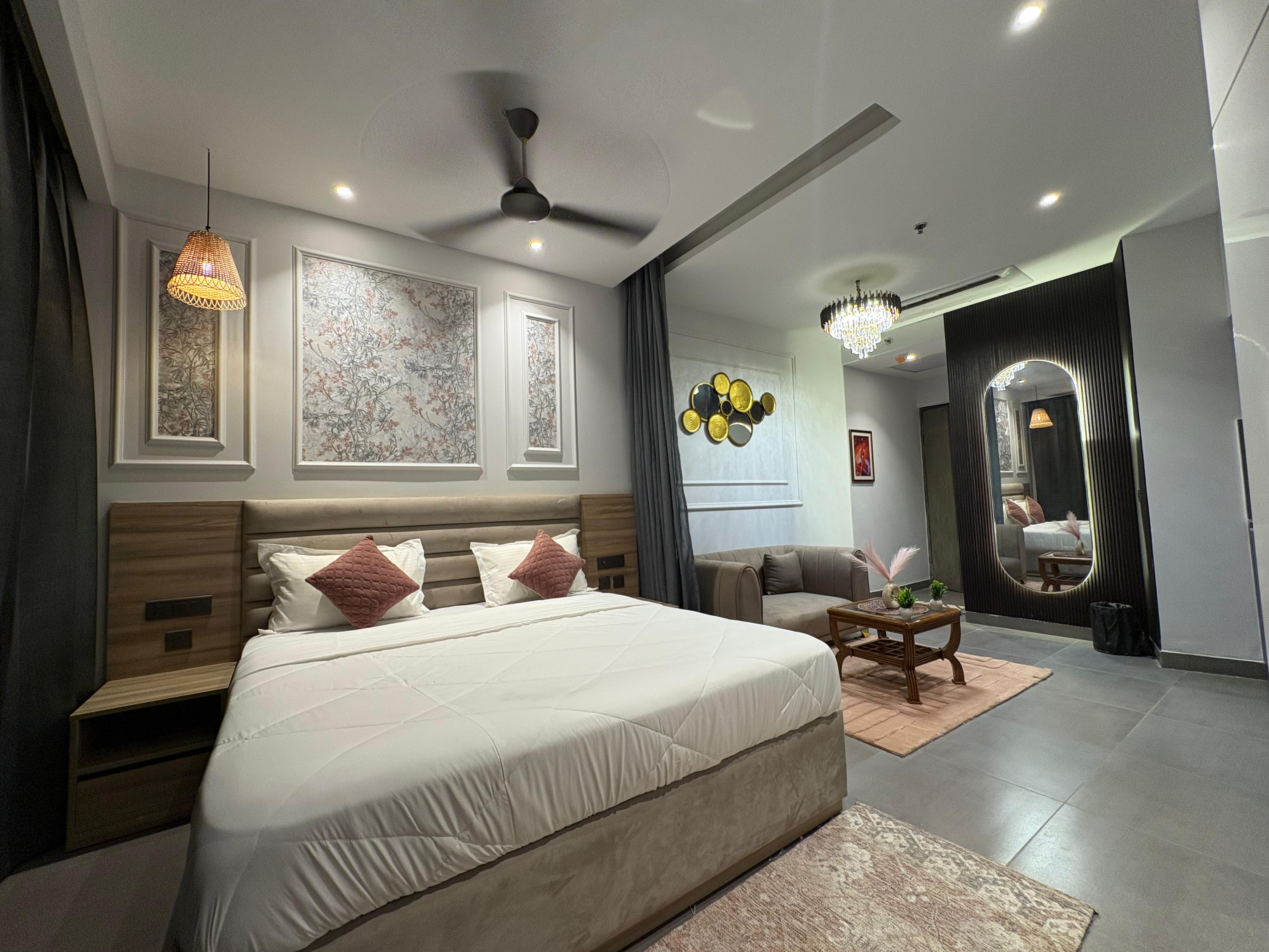 Supernova River city view 𝗕𝗢𝗢𝗞 Noida Apartment