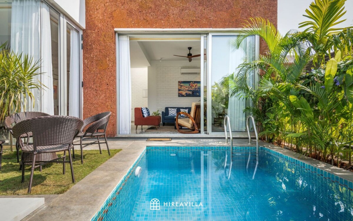 Rooms of Hireavilla | Nova - 2BHK Villa with Private pool in Anjuna ...