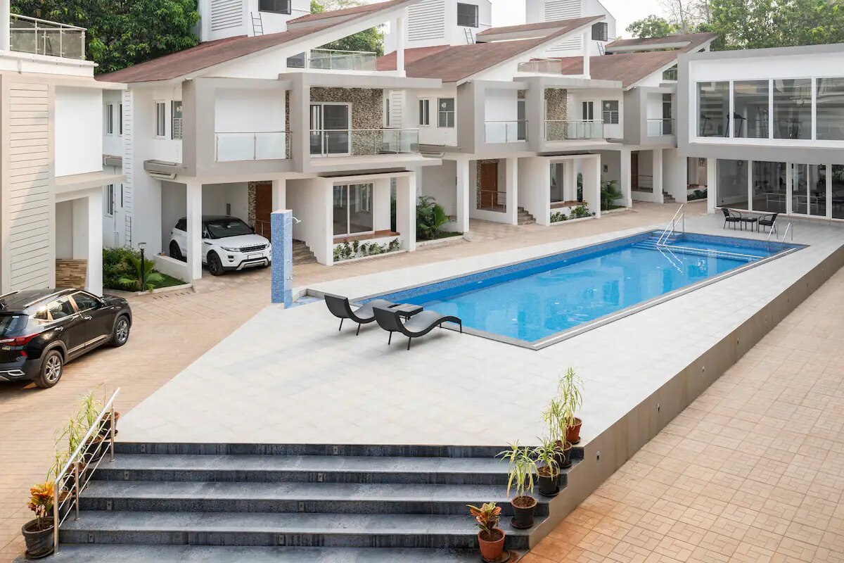 A fab 2bhk apartment in the beautiful Assagao 𝗕𝗢𝗢𝗞 Goa Apartment