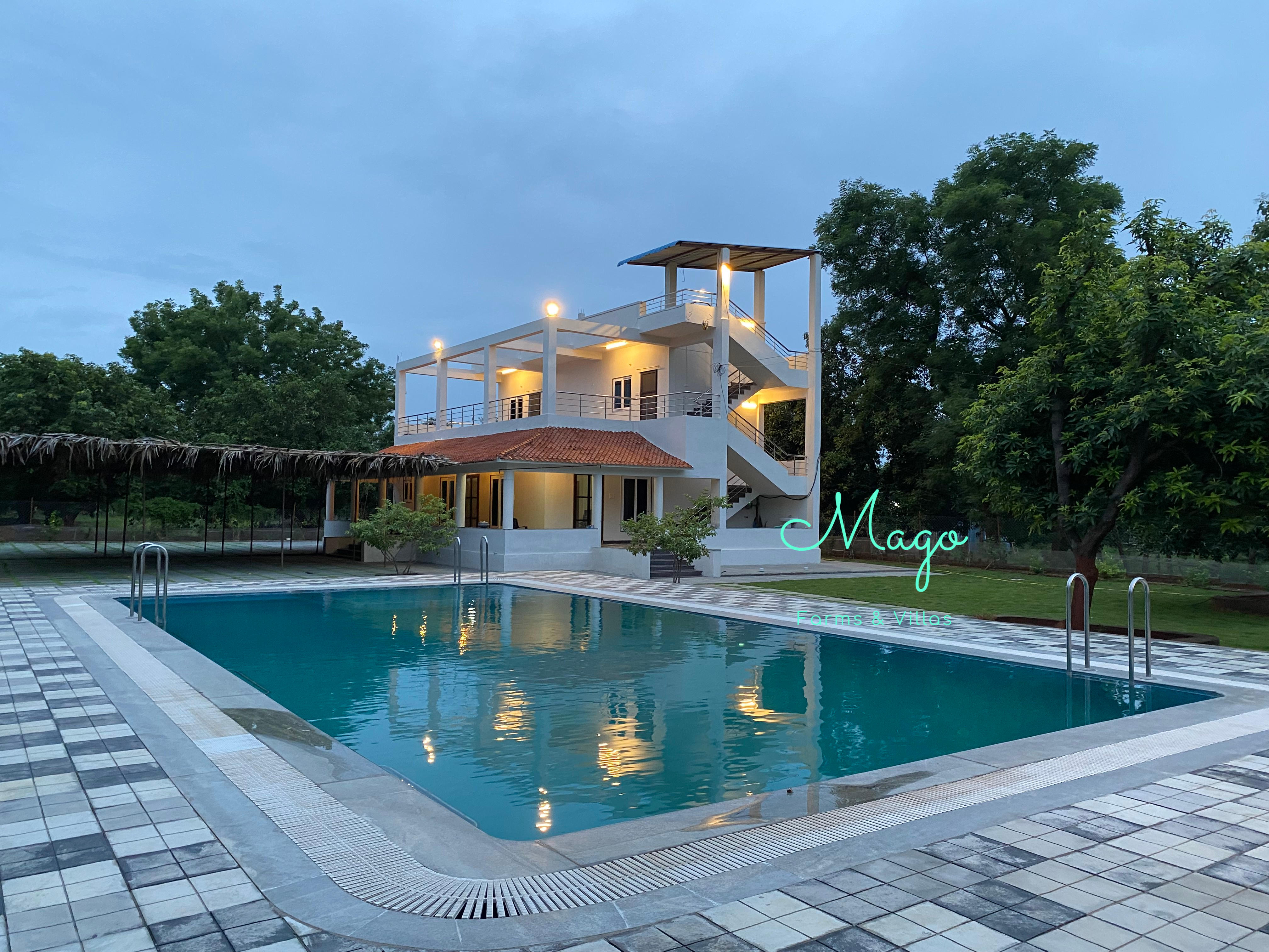 Aranya 4BR Pool Villa 𝗕𝗢𝗢𝗞 Hyderabad Villa