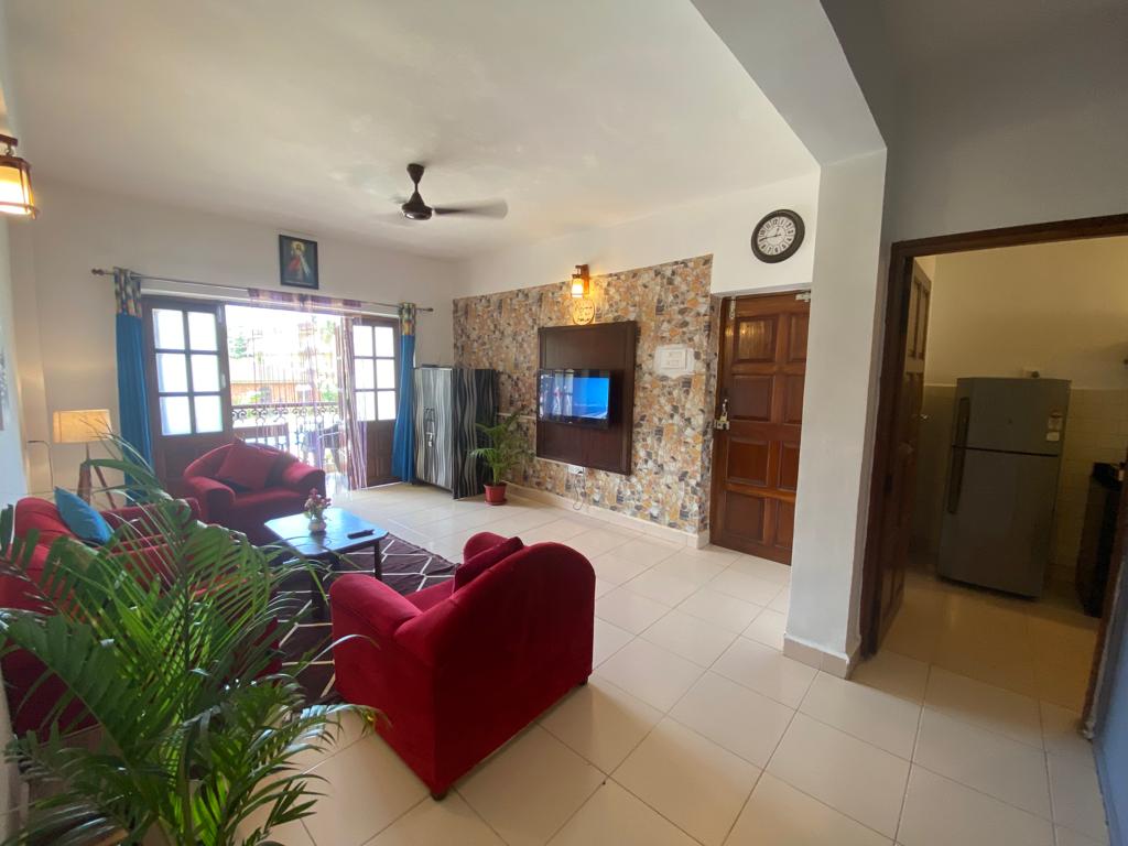 Kamat 1 | 2 BHK Luxurious Pool Facing Apartment 𝗕𝗢𝗢𝗞 Goa Apartment