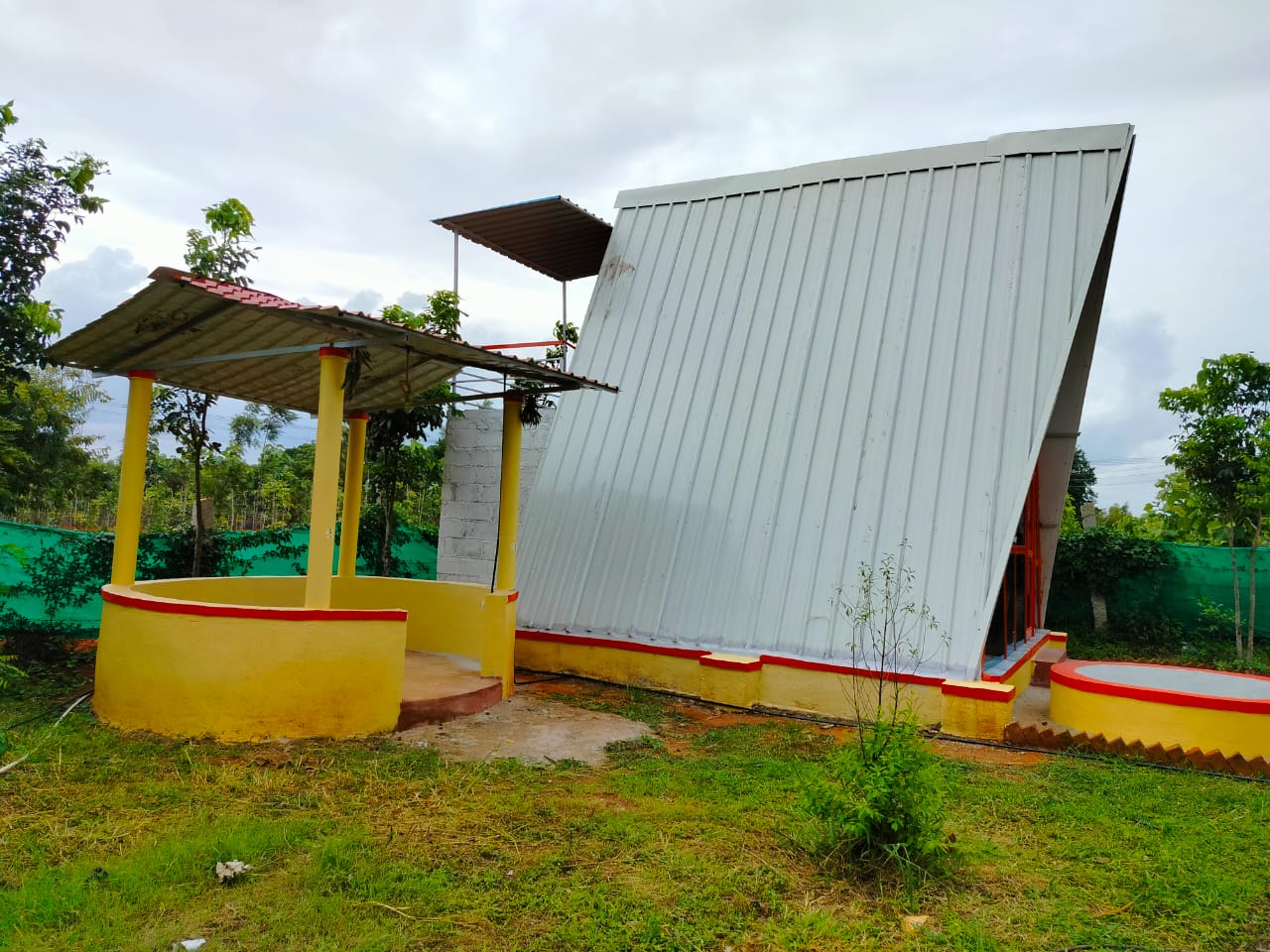 Thotadha Mane A-Frame Cabin Stay 𝗕𝗢𝗢𝗞 Dodaballapur Homestay