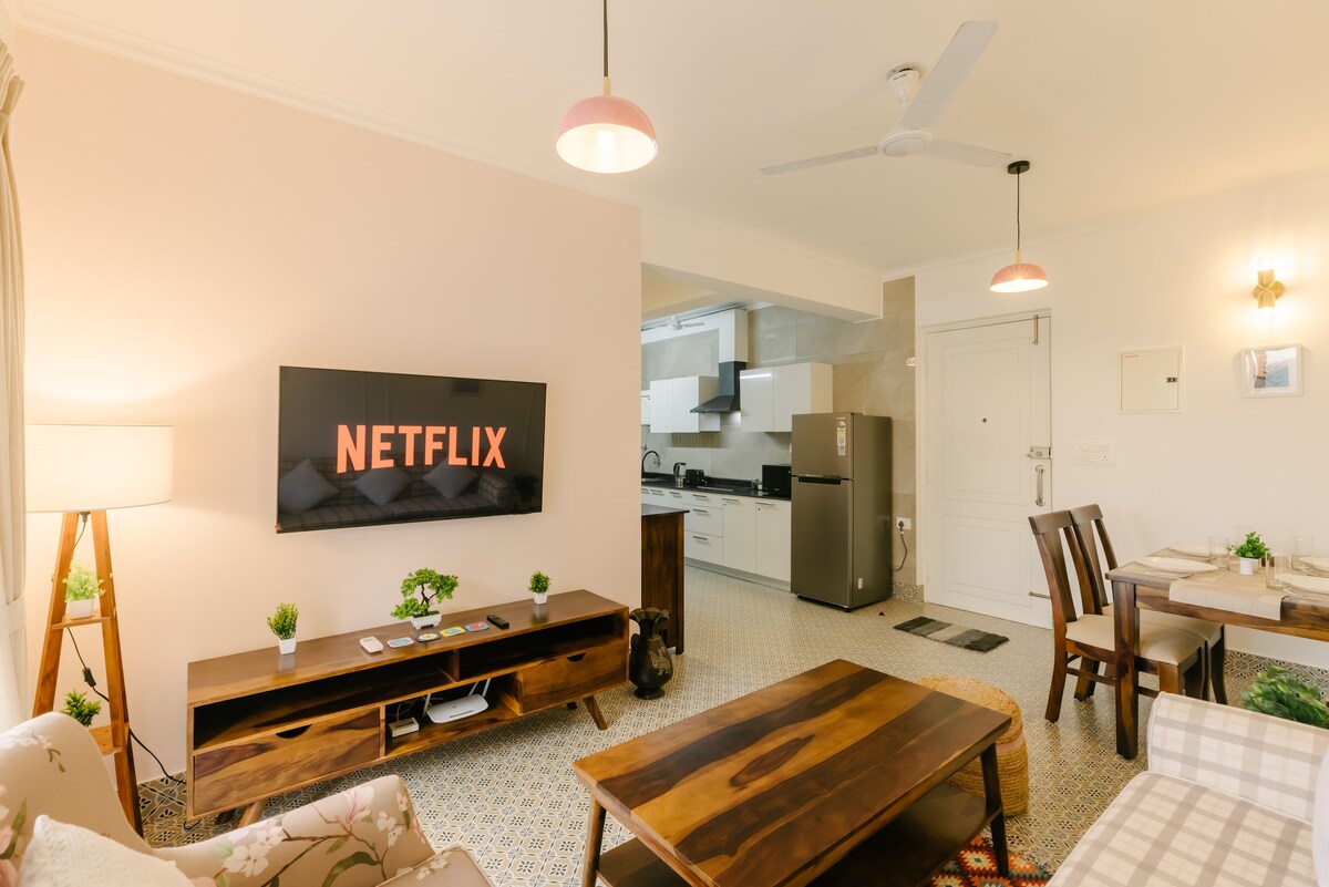 Da Alohas Horizon Suite -1BHK Pool and Field Views 𝗕𝗢𝗢𝗞 Goa Apartment