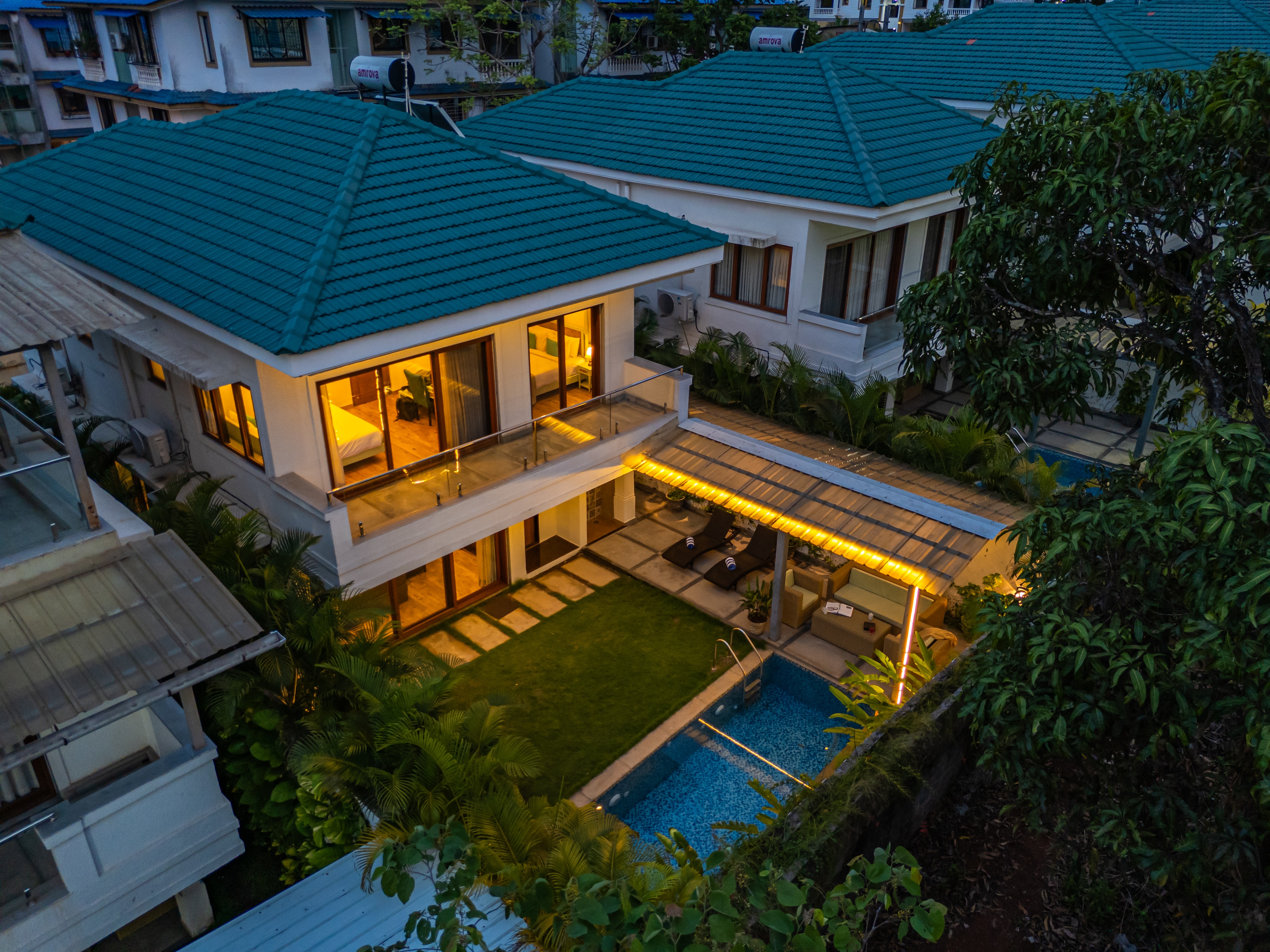 ELIVAAS 3 BHK with Pvt Pool | Azalea 𝗕𝗢𝗢𝗞 Goa Villa