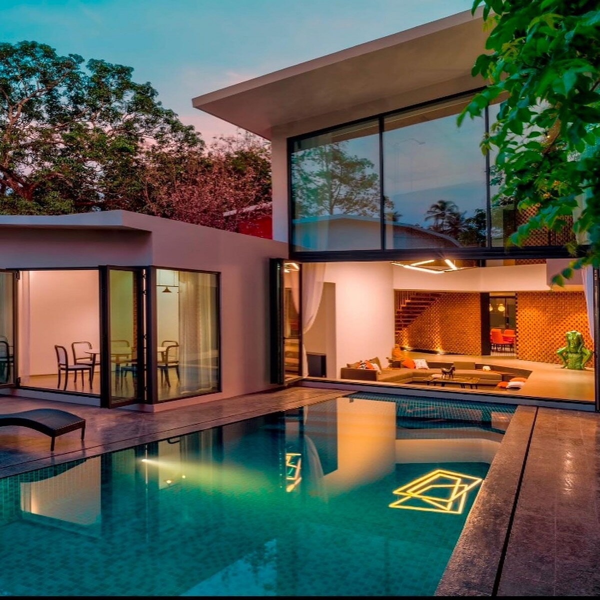 Sun house siolim 4 bhk pvt pool 𝗕𝗢𝗢𝗞 Goa Villa