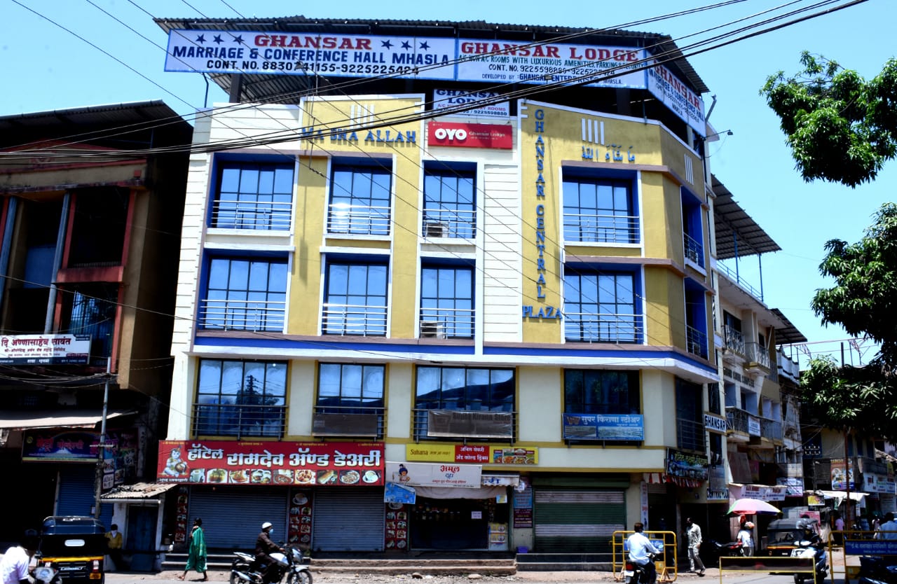 Ghansar Lodge 𝗕𝗢𝗢𝗞 Mhasla Hotel