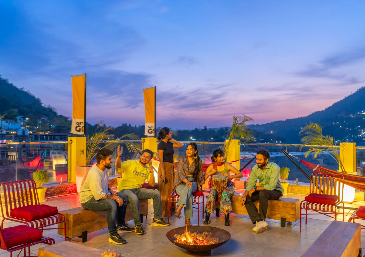 The Hosteller Rishikesh Ganges 𝗕𝗢𝗢𝗞 Rishikesh Hostel
