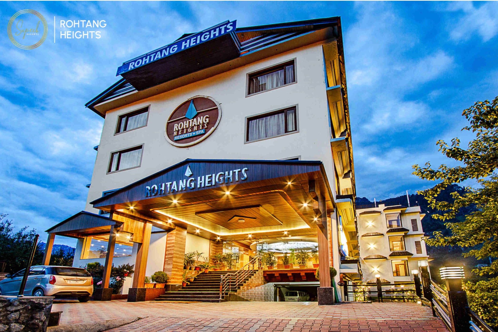 TRIBHAV Rohtang Heights ( A Mountain Resort with Rooftop Lounge & Apple ...