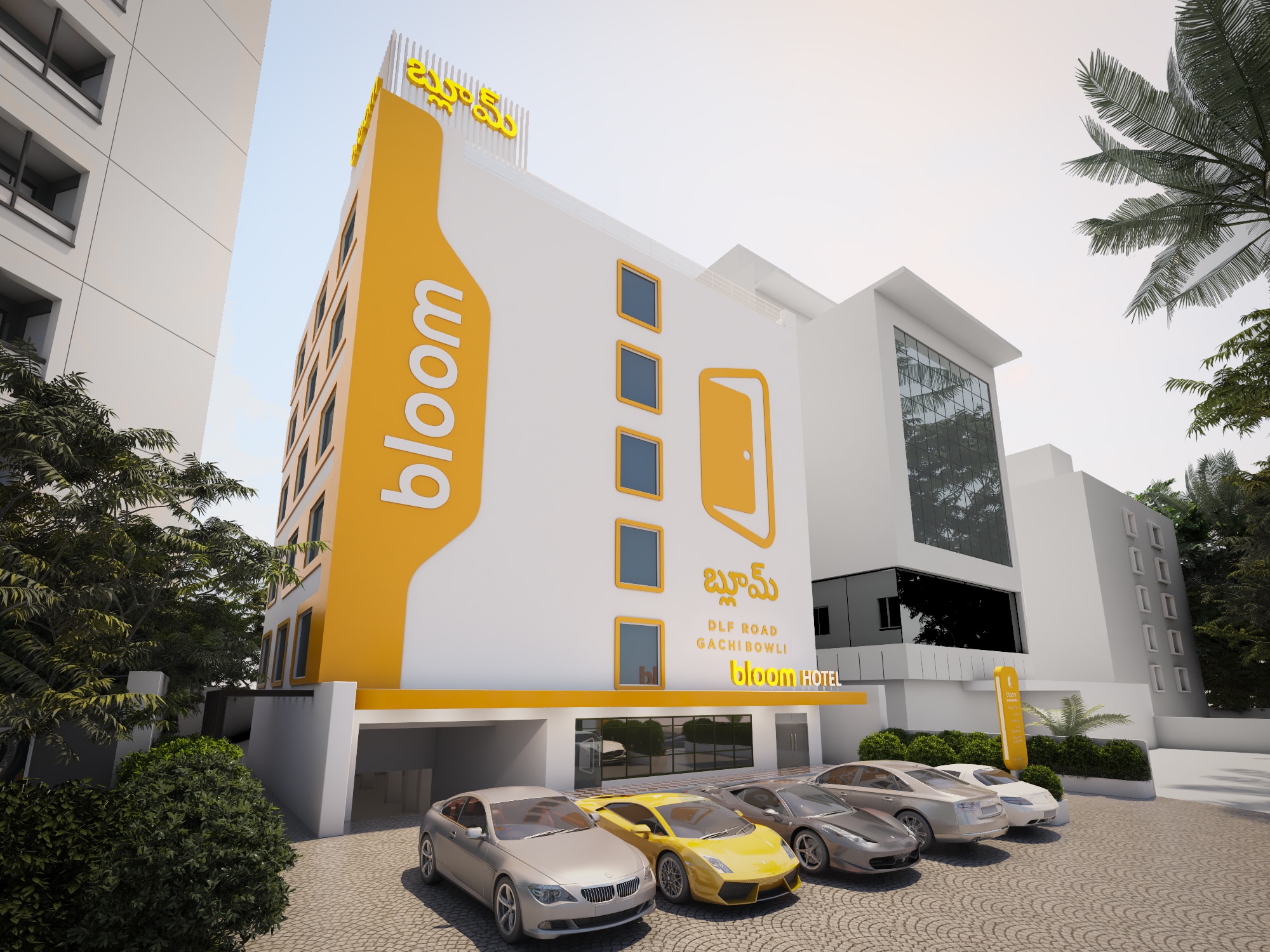 Address of Bloom Hotel - DLF Road Gachibowli - Hotel in Hyderabad