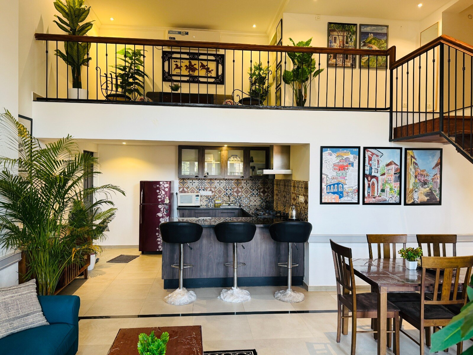 Rooms of Grande: 2Bhk Duplex w Pool: Tudor House Assagao - Goa Hotel on ...