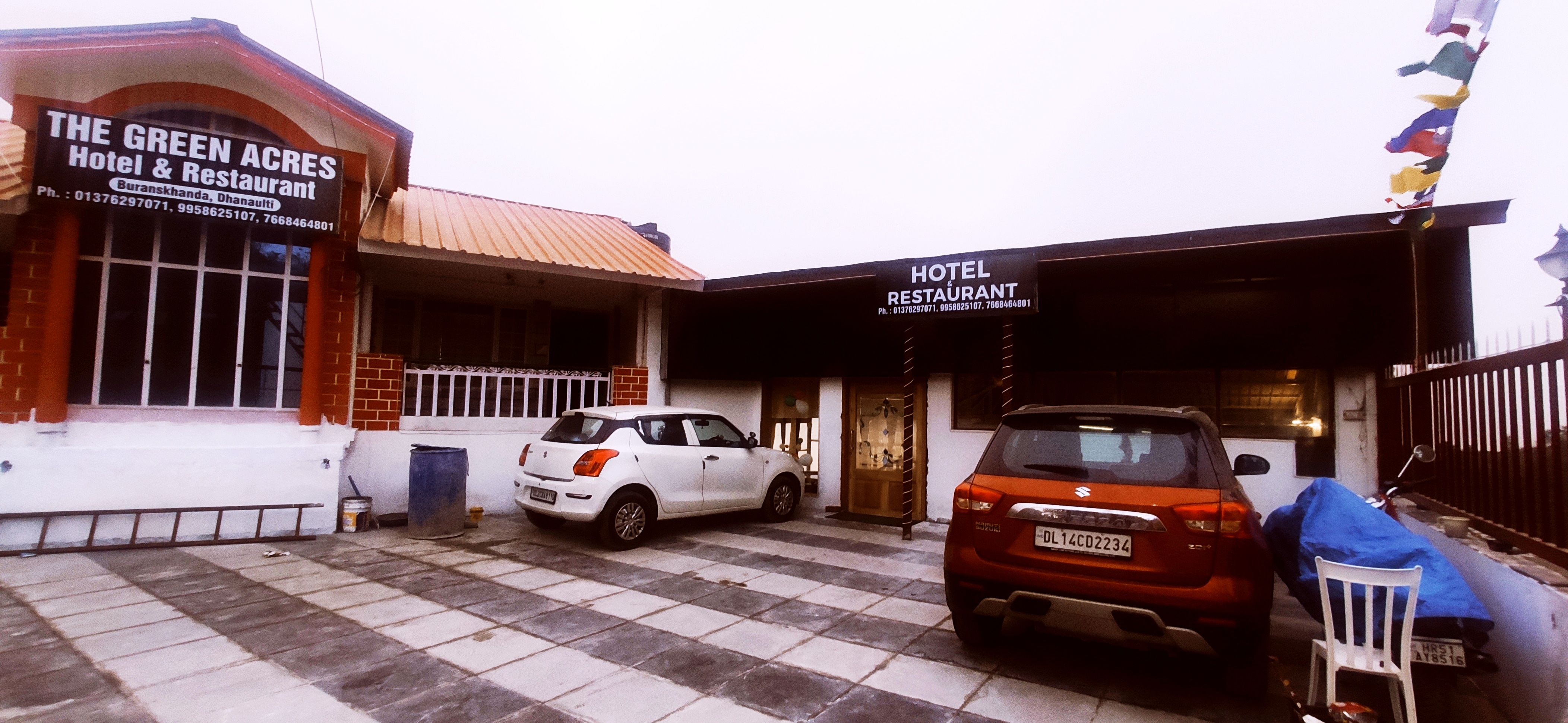 The green acres hotel & restaurant 𝗕𝗢𝗢𝗞 Dhanaulti Hotel