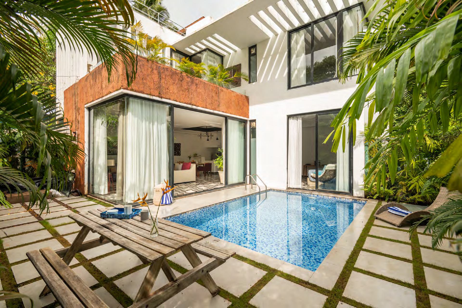 ELIVAAS La Viola | 3 BHK Villa With Pvt Pool Near Popular Beaches 𝗕𝗢𝗢𝗞 ...