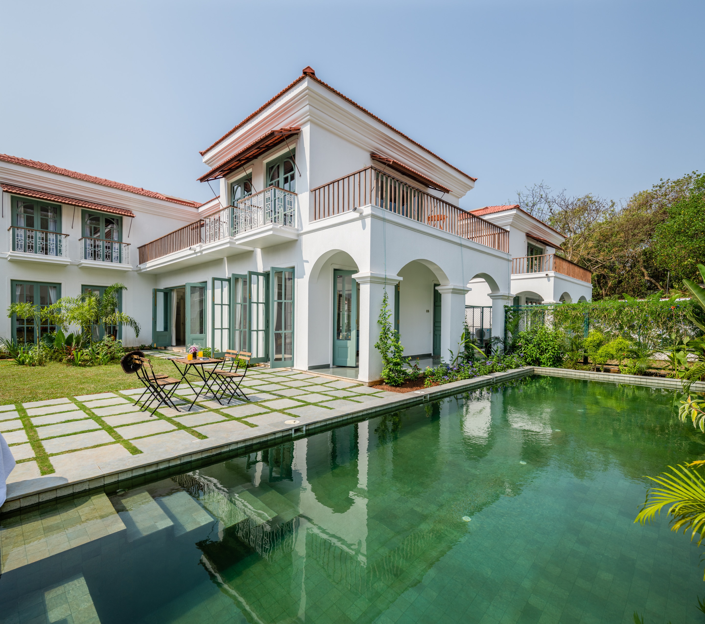 La Mosteiro- 4 BHK Pool Villa at Assagao by The Blue Kite (08) 𝗕𝗢𝗢𝗞 Goa ...