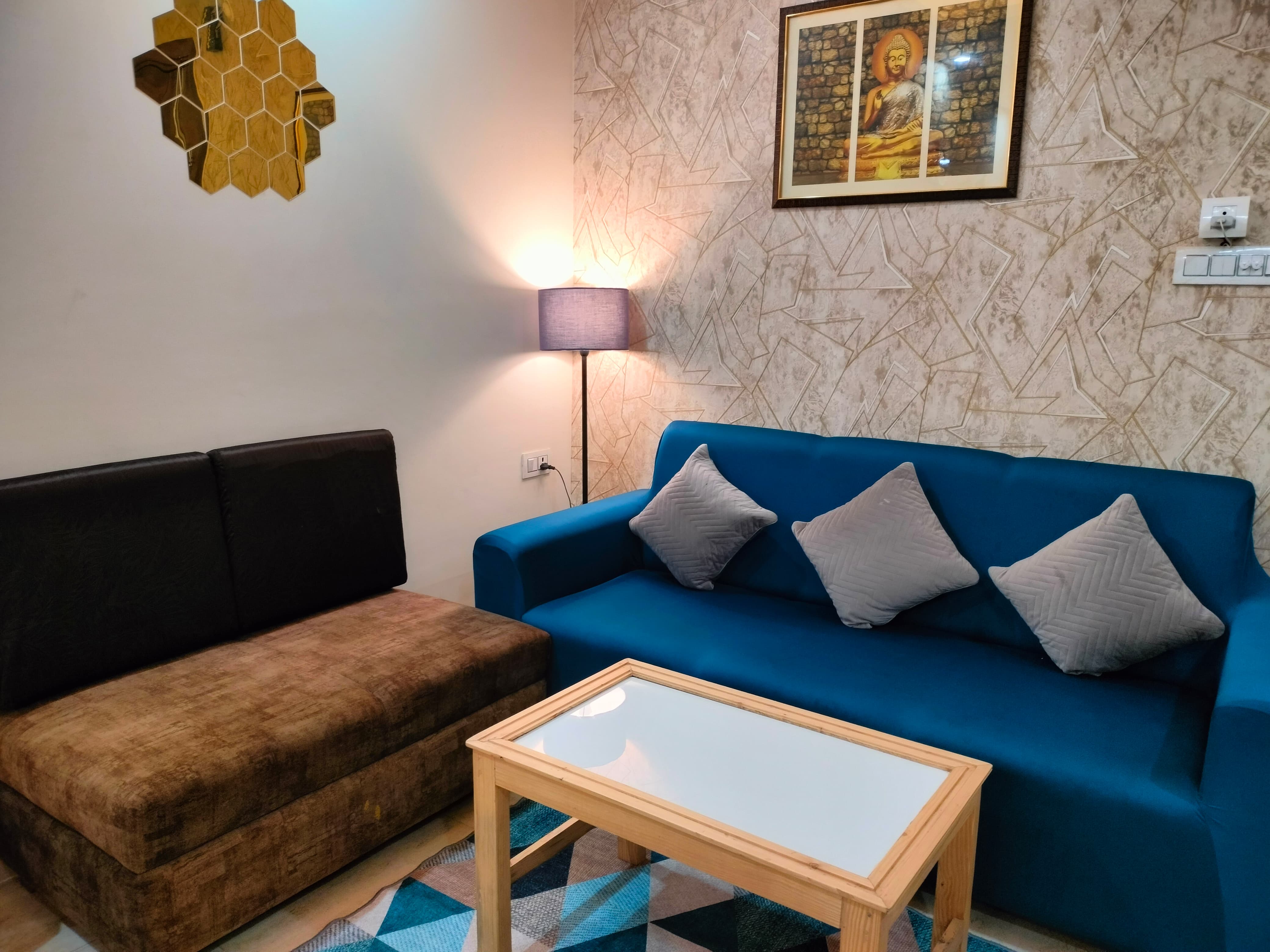 Rooms of Blue Heart Home | 1BHK Luxury & Cosy Flat in Tapovan - Apartment in Rishikesh