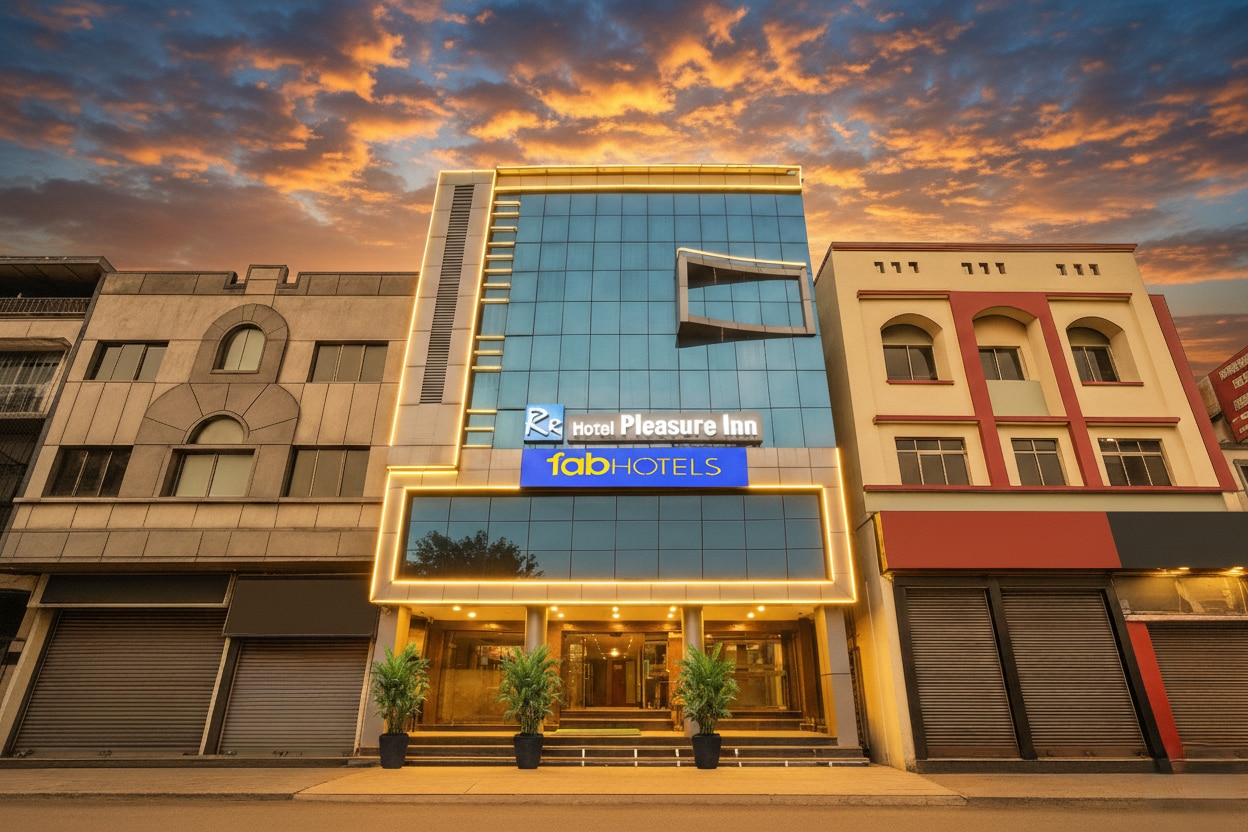 FabHotel Pleasure Inn - Nr. DB Mall 𝗕𝗢𝗢𝗞 Bhopal Hotel