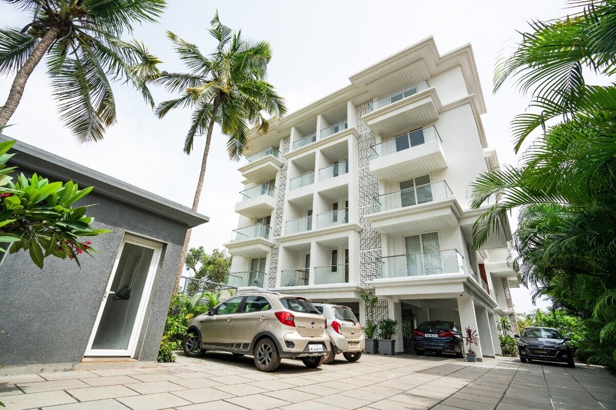 Aurora by Coral Stays 1bhk near Calangute beach 𝗕𝗢𝗢𝗞 Goa Apartment