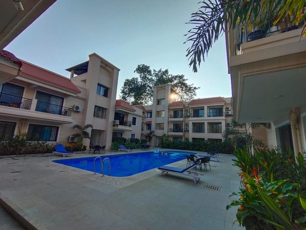 Bella casa siolim Luxury Apartments 𝗕𝗢𝗢𝗞 Goa Apartment