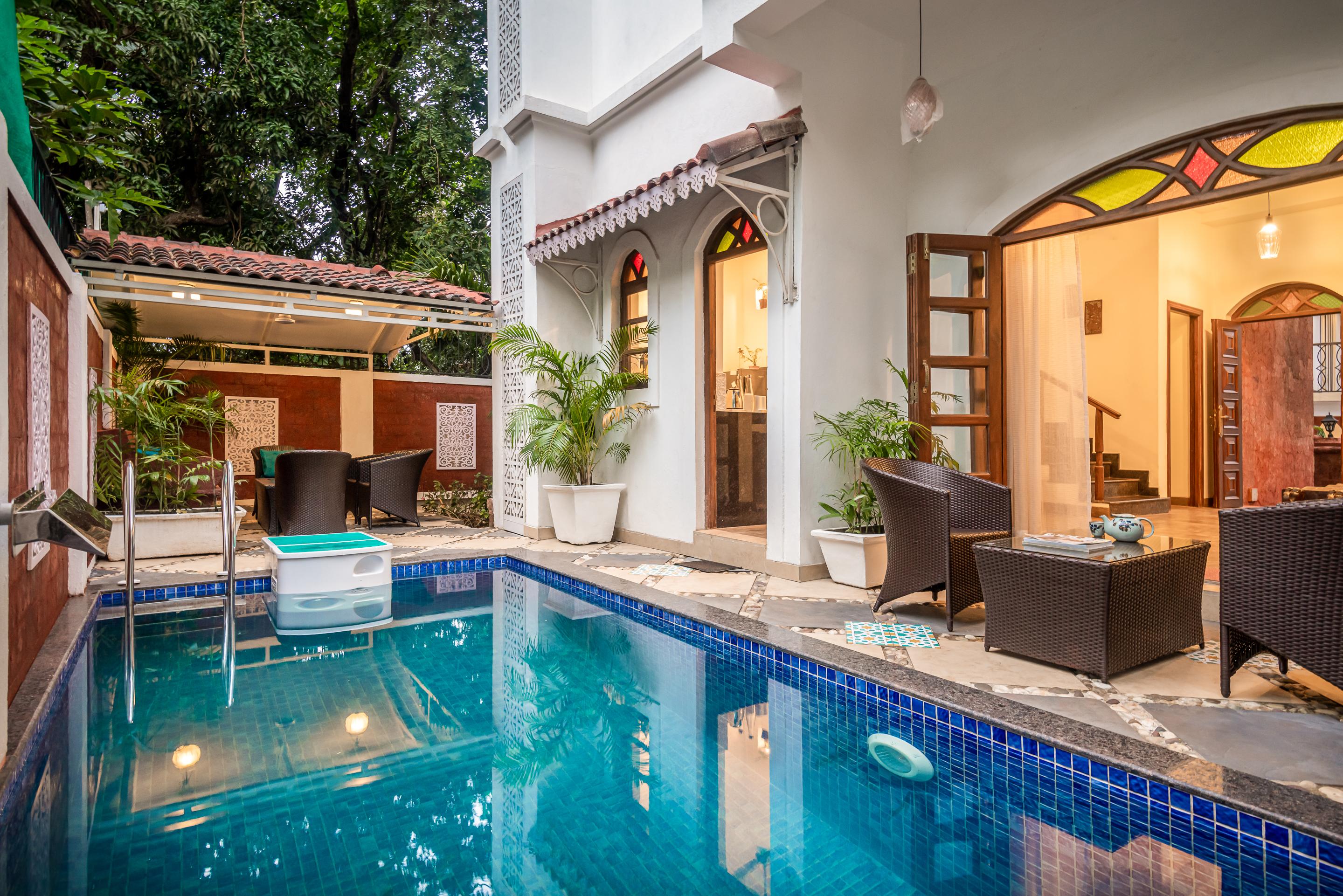 Rooms of Fortune 5 BHK Villa D| Private Pool - Villa in Goa
