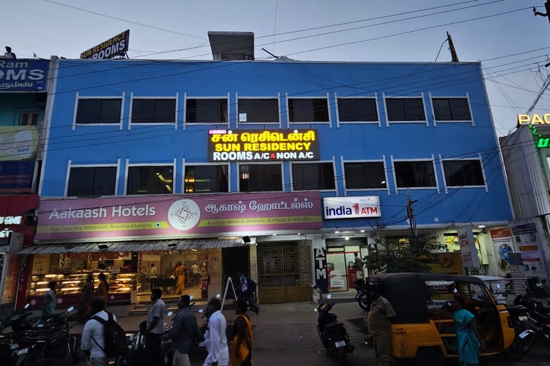 Sun Residency 𝗕𝗢𝗢𝗞 Tiruvannamalai Hotel