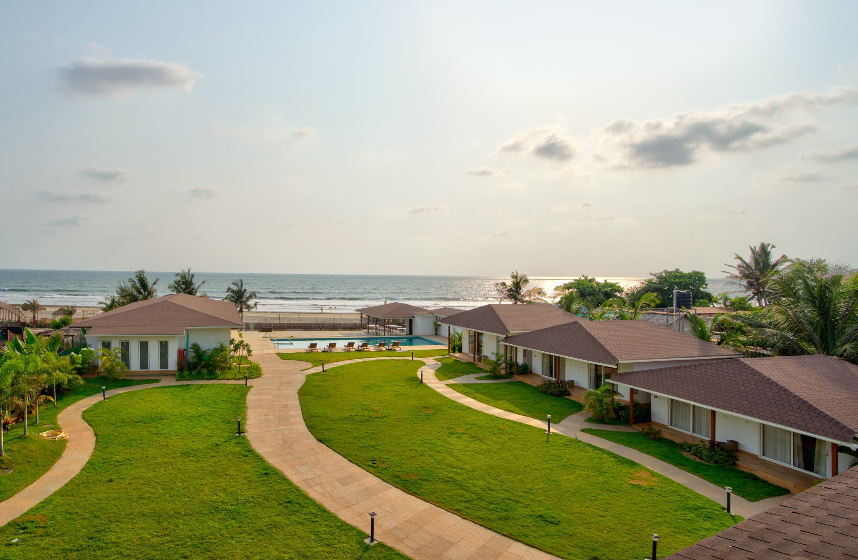 The Goa Beach Resort Morjim 𝗕𝗢𝗢𝗞 Goa Resort