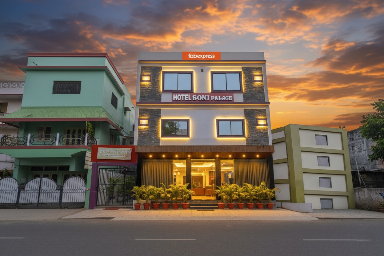 FabHotel Soni Palace- - Ujjain Railway Station 𝗕𝗢𝗢𝗞 Ujjain Hotel