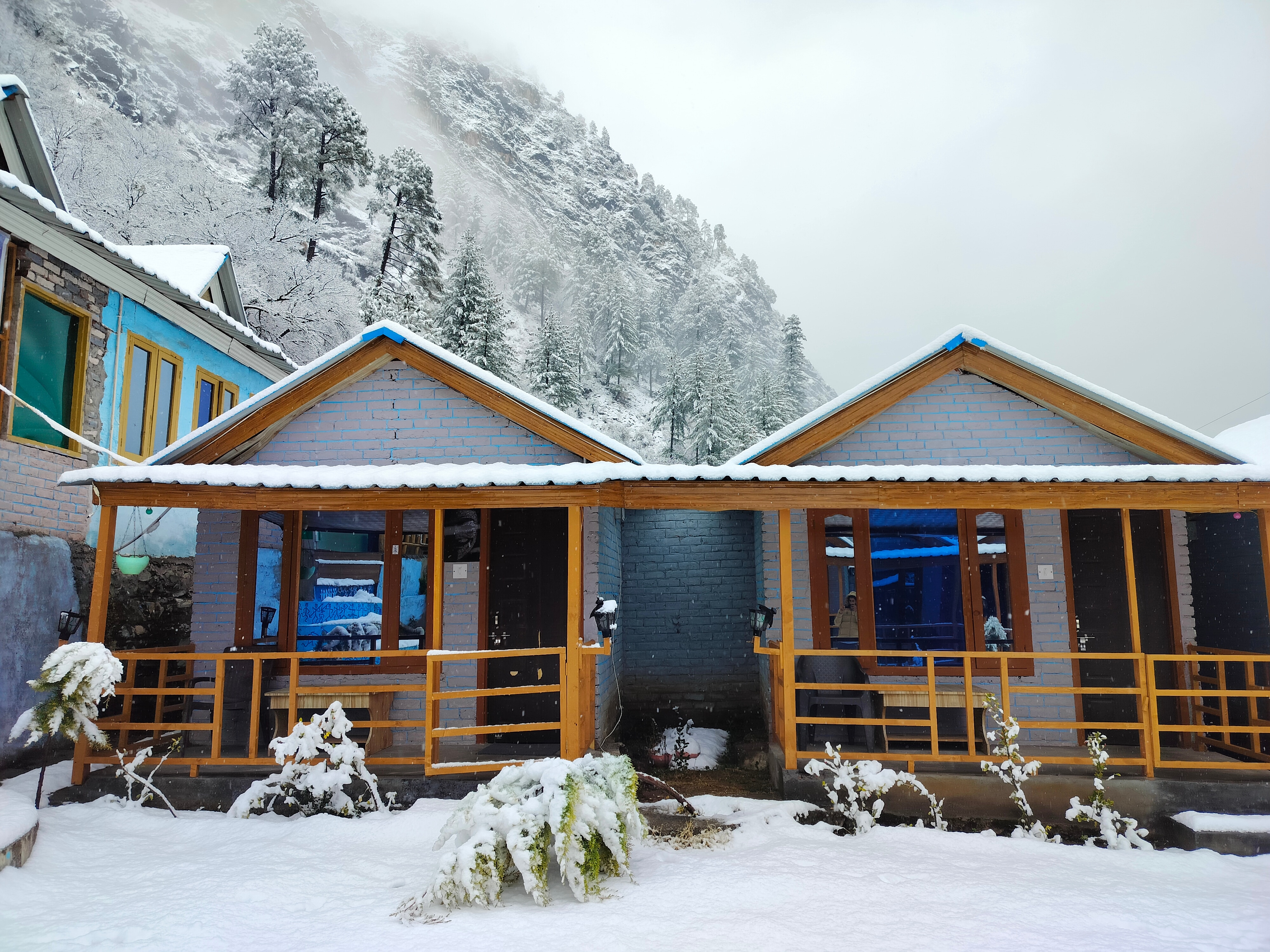 wooden Cottage Lee Garden 𝗕𝗢𝗢𝗞 Kasol Cottage