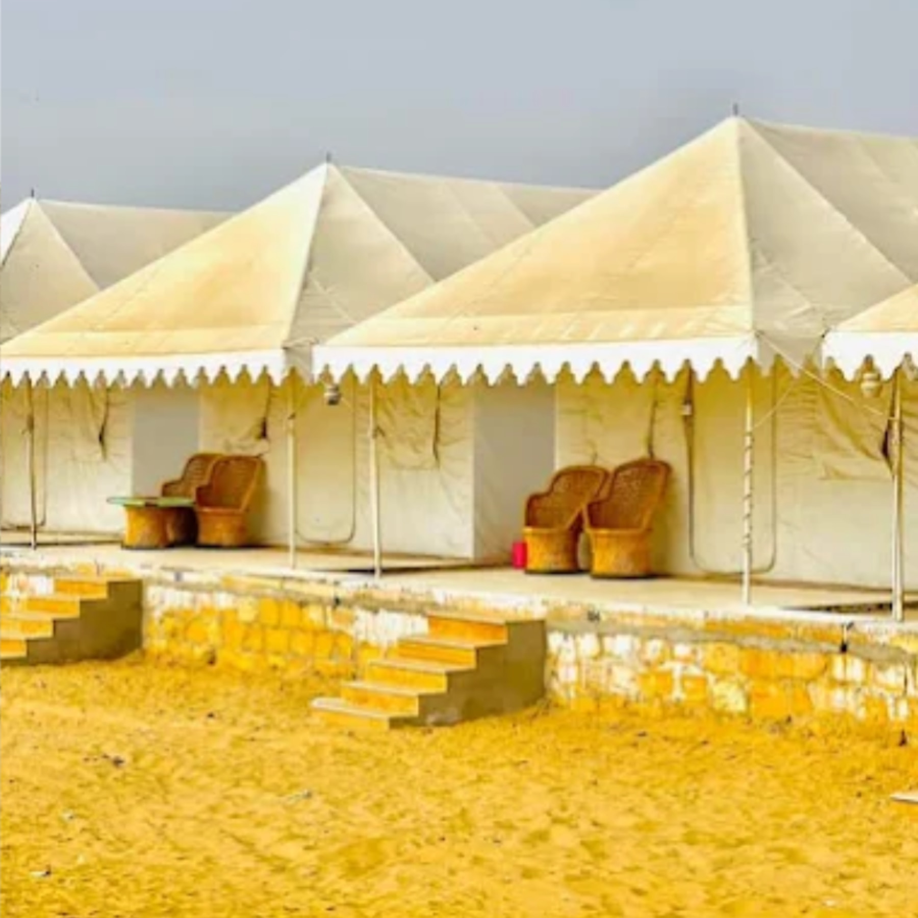 Amenities of Big Brand Desert safari Camp
