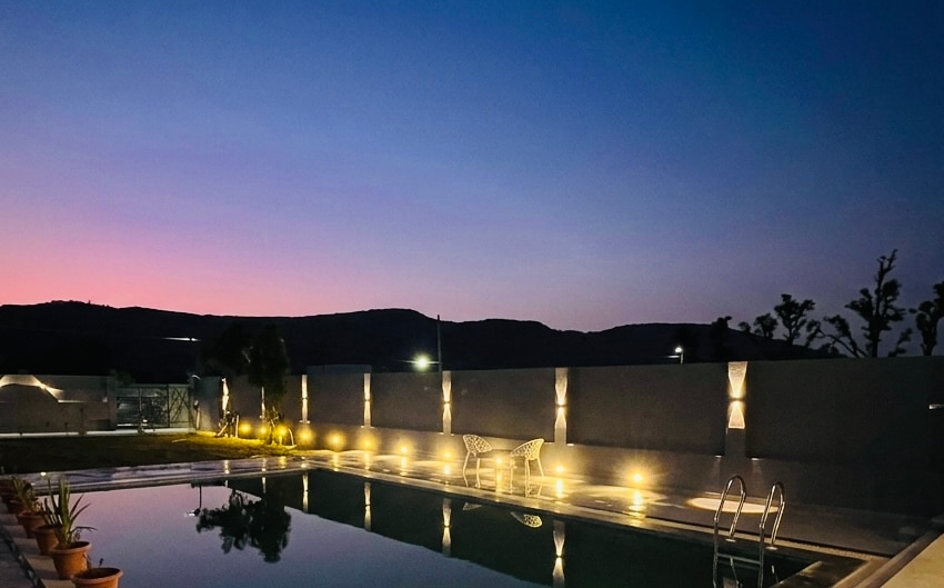 Sitara farms - A frame chalets & Cottages 𝗕𝗢𝗢𝗞 Jaipur Farm House