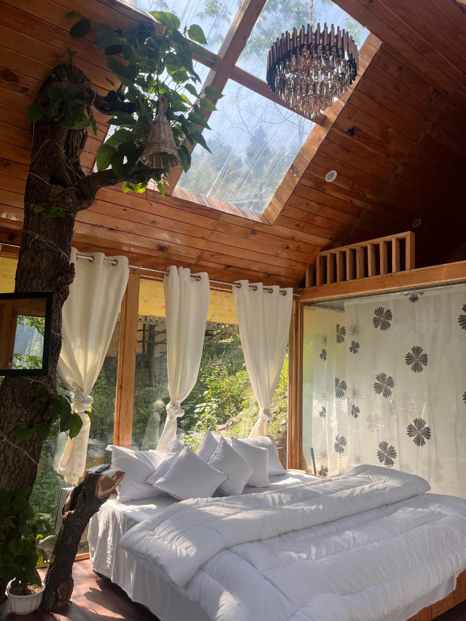 Hidden Grove Treehouse In Jibhi 𝗕𝗢𝗢𝗞 Jibhi Tree house