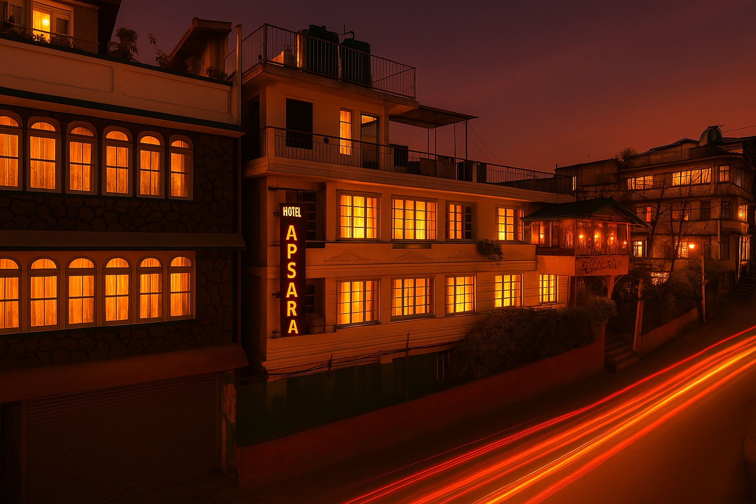 Hotel Apsara Pure Veg- 300 meters from Mall Road 𝗕𝗢𝗢𝗞 Darjeeling Hotel