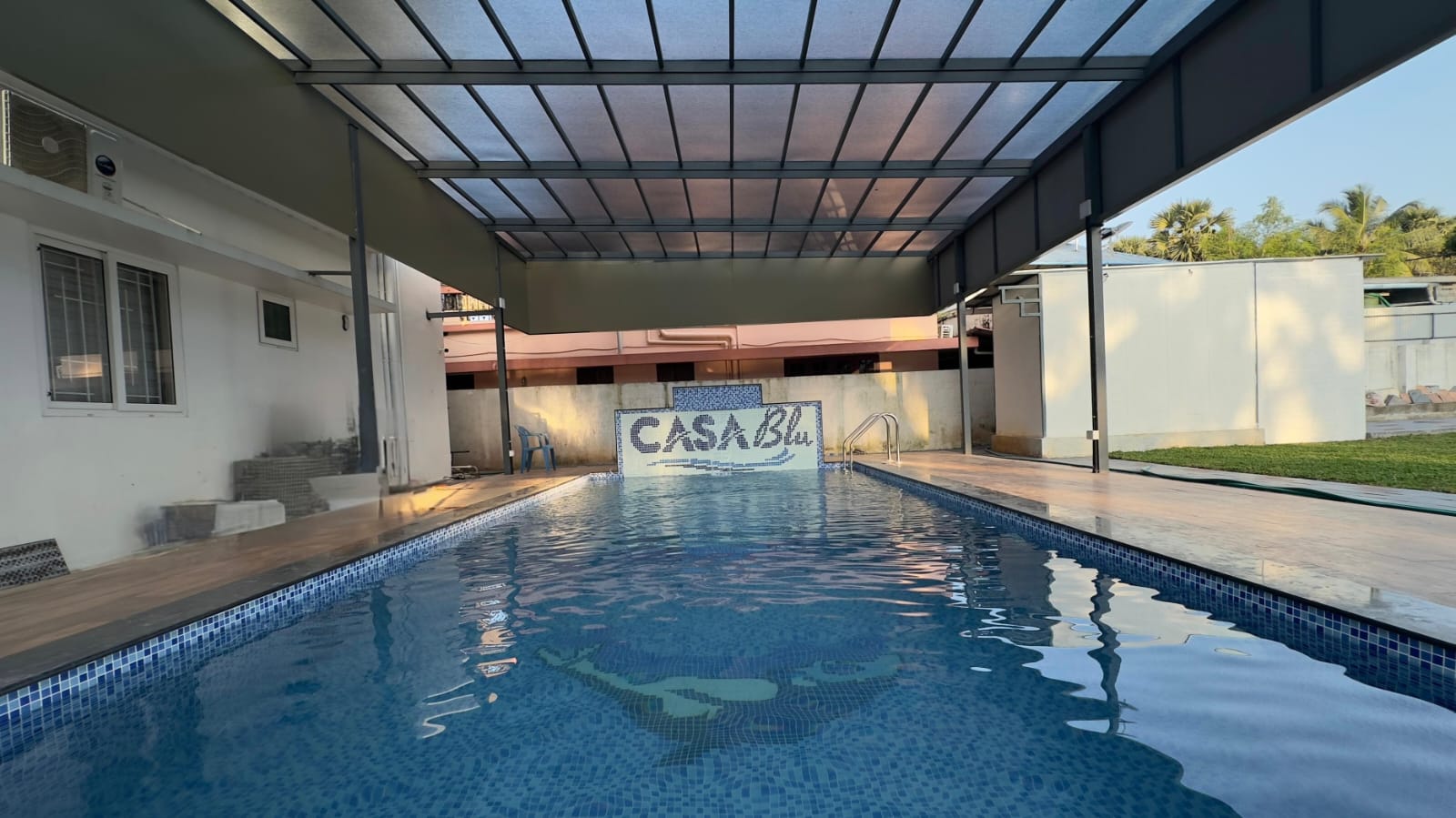 Casa Blue Villa and Event Space Rooms 𝗕𝗢𝗢𝗞 Palakkad Villa