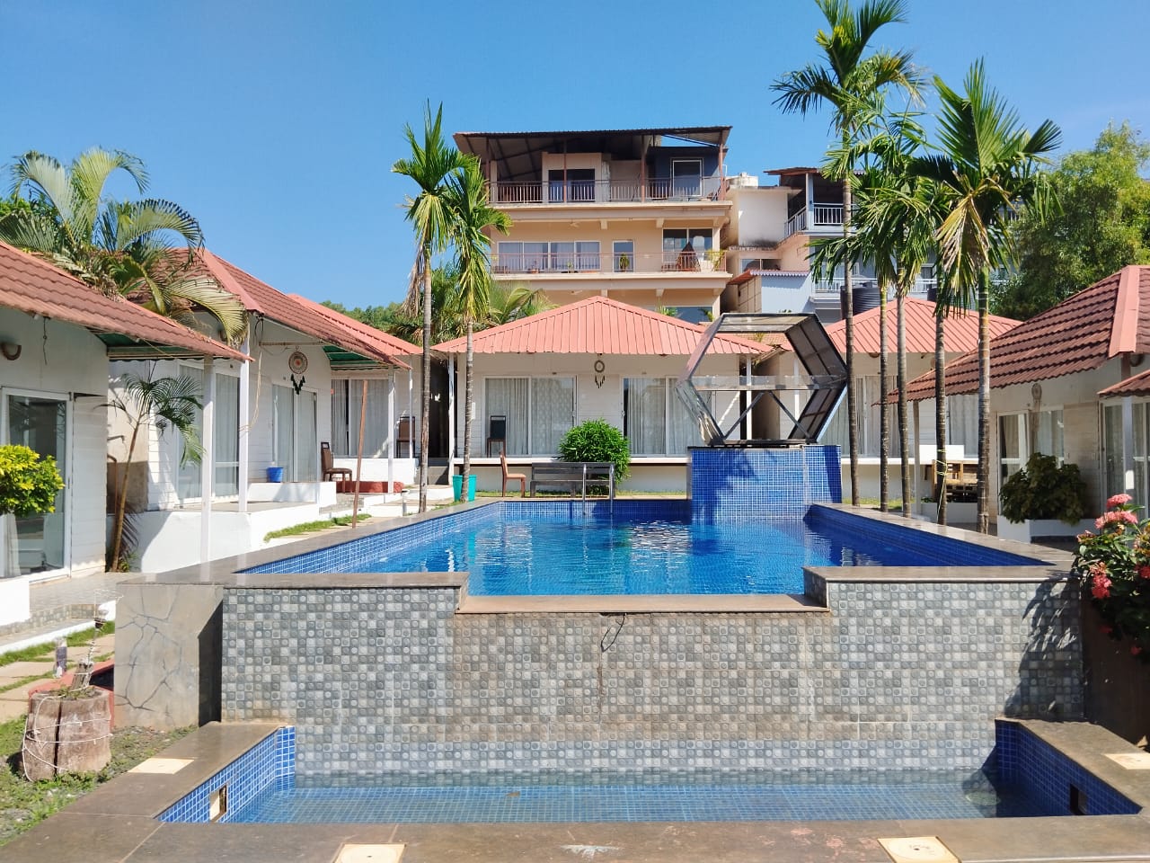 Premium Pool Facing Cottages in Morjim 𝗕𝗢𝗢𝗞 Goa Cottage