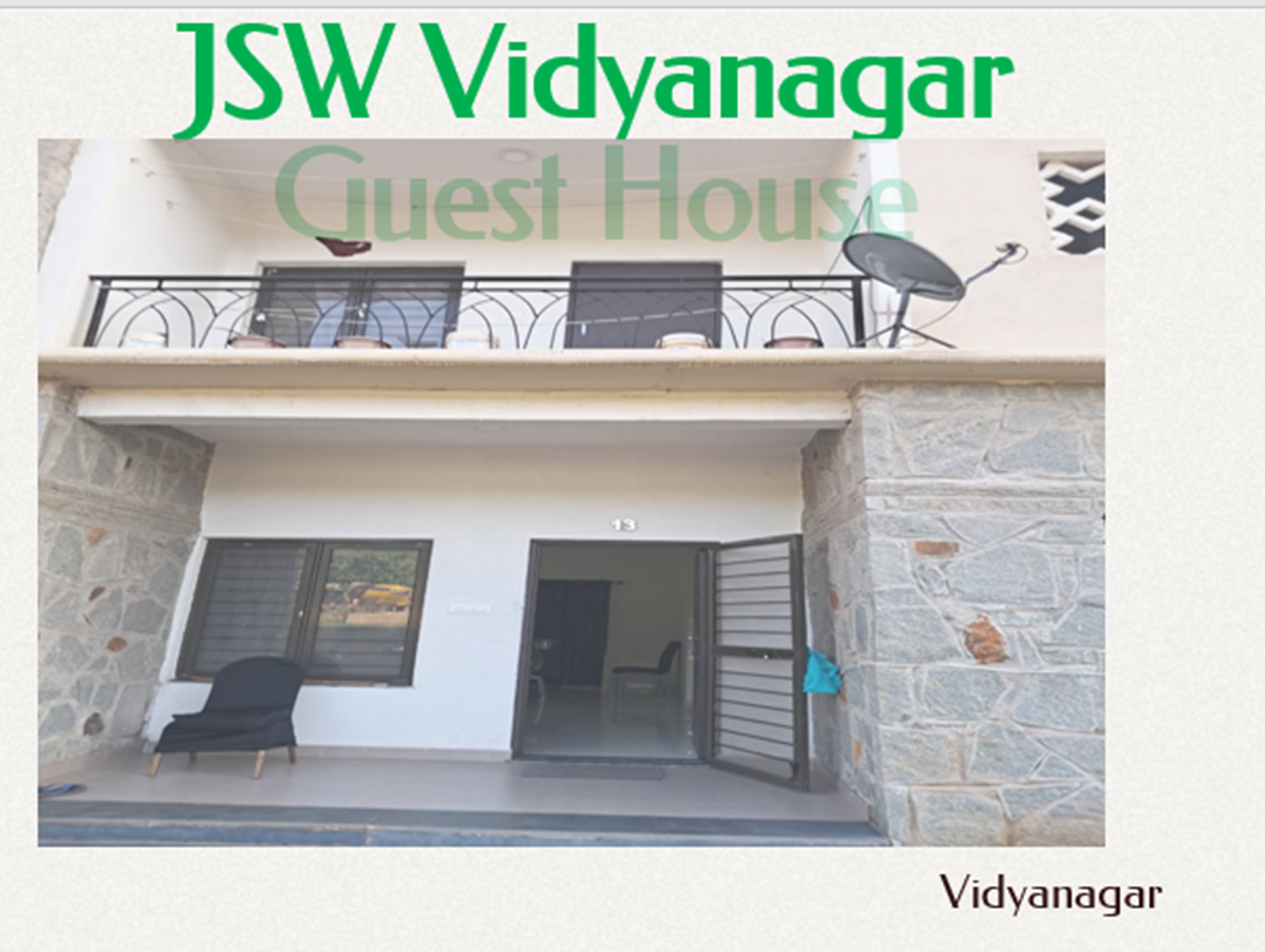 SMS Guest House- Vidyanagar 𝗕𝗢𝗢𝗞 Toranagallu Apartment