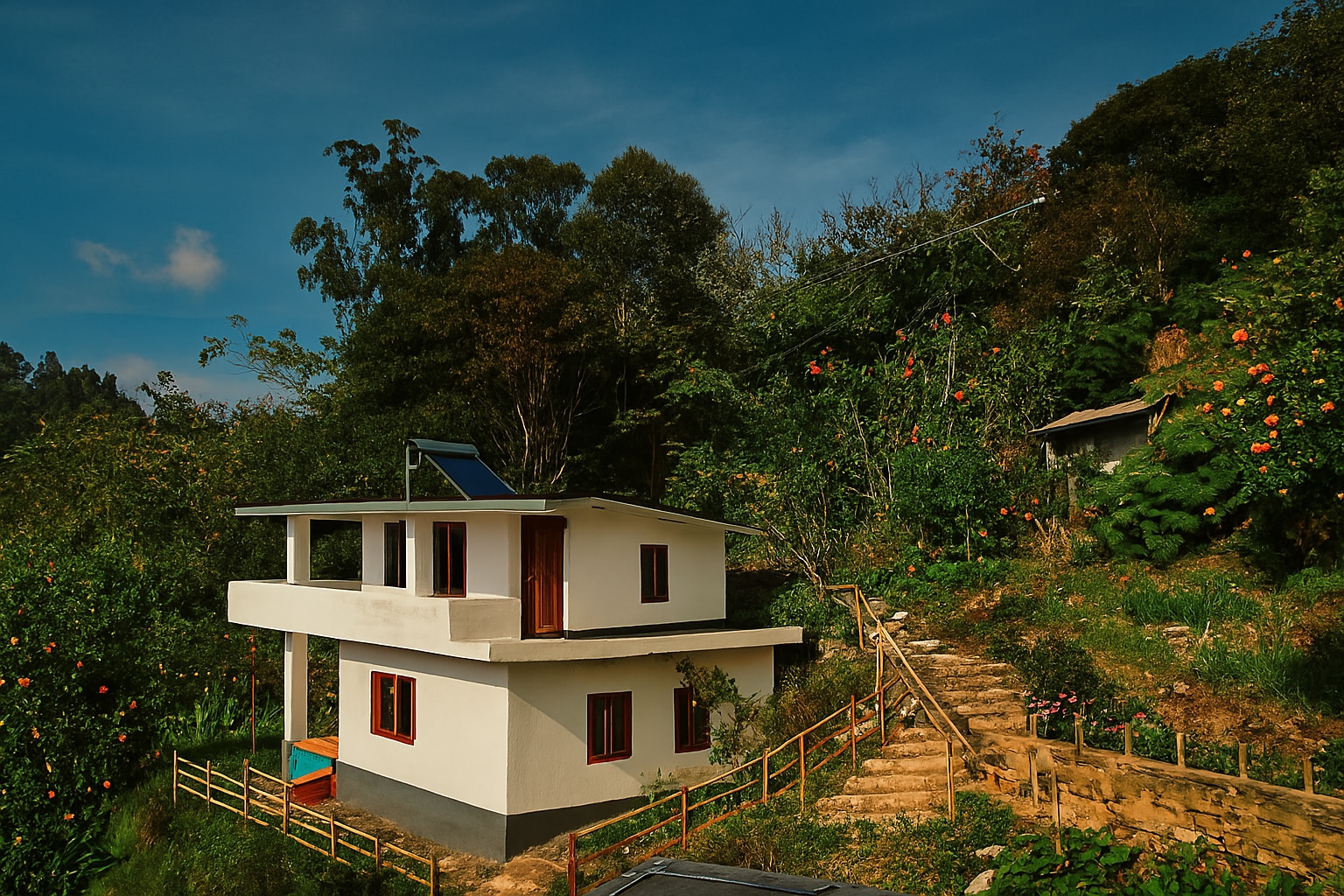 Alpine Homes kanthalloor 𝗕𝗢𝗢𝗞 Marayoor Farm House