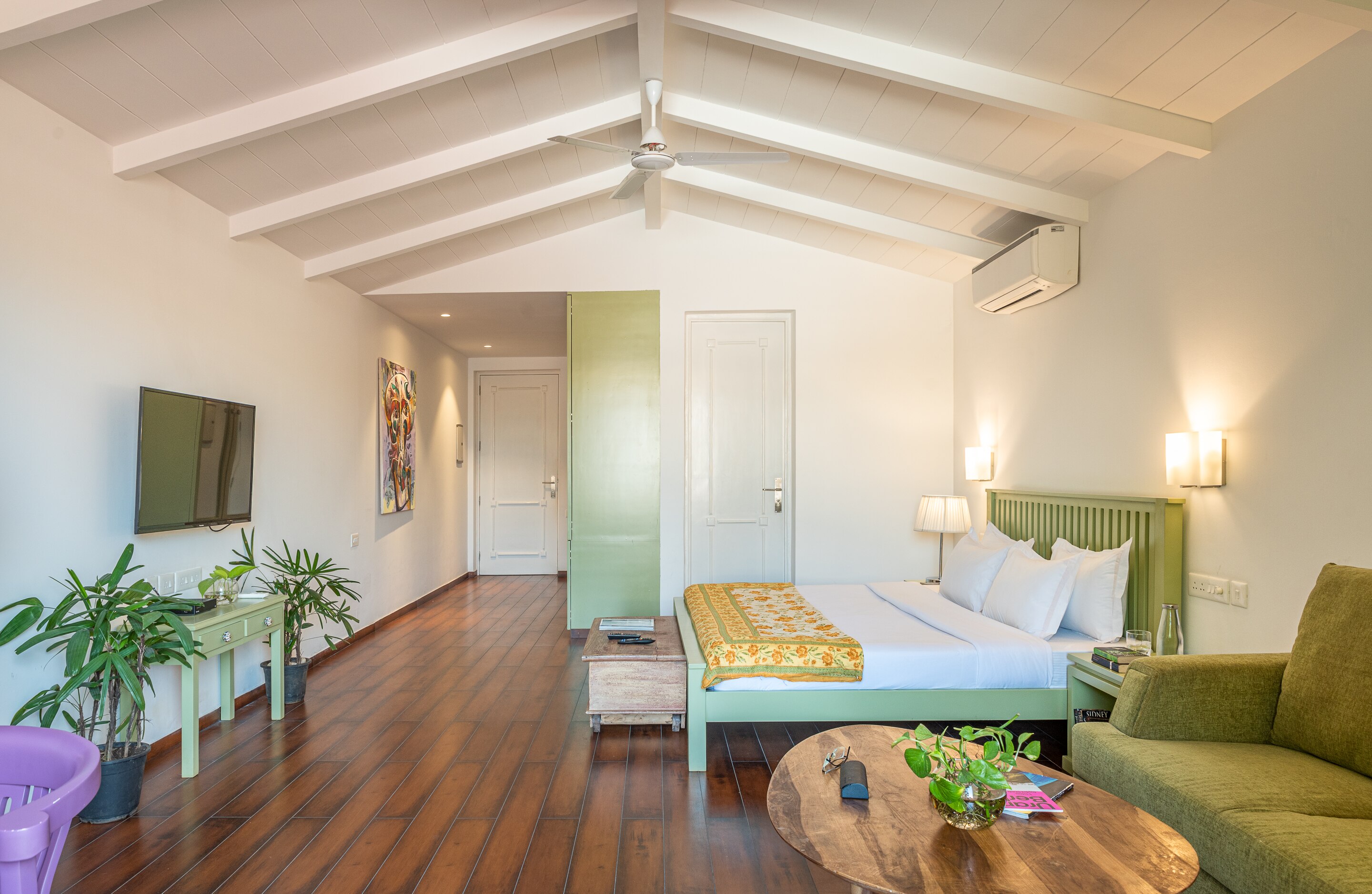 SantaTerra Green Studio at Reis Magos by The Blue Kite 𝗕𝗢𝗢𝗞 Goa Apartment