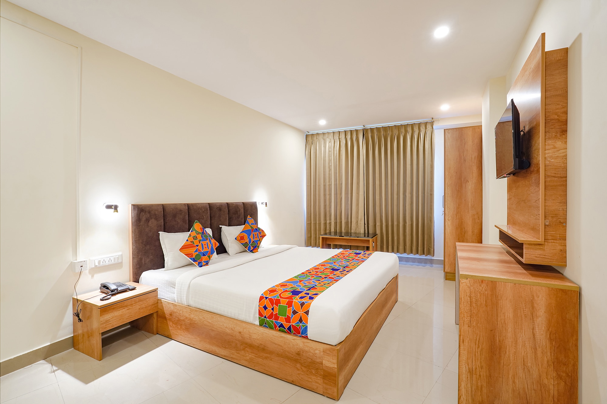 Rooms of FabHotel Indian Suites - Hotel in Bangalore