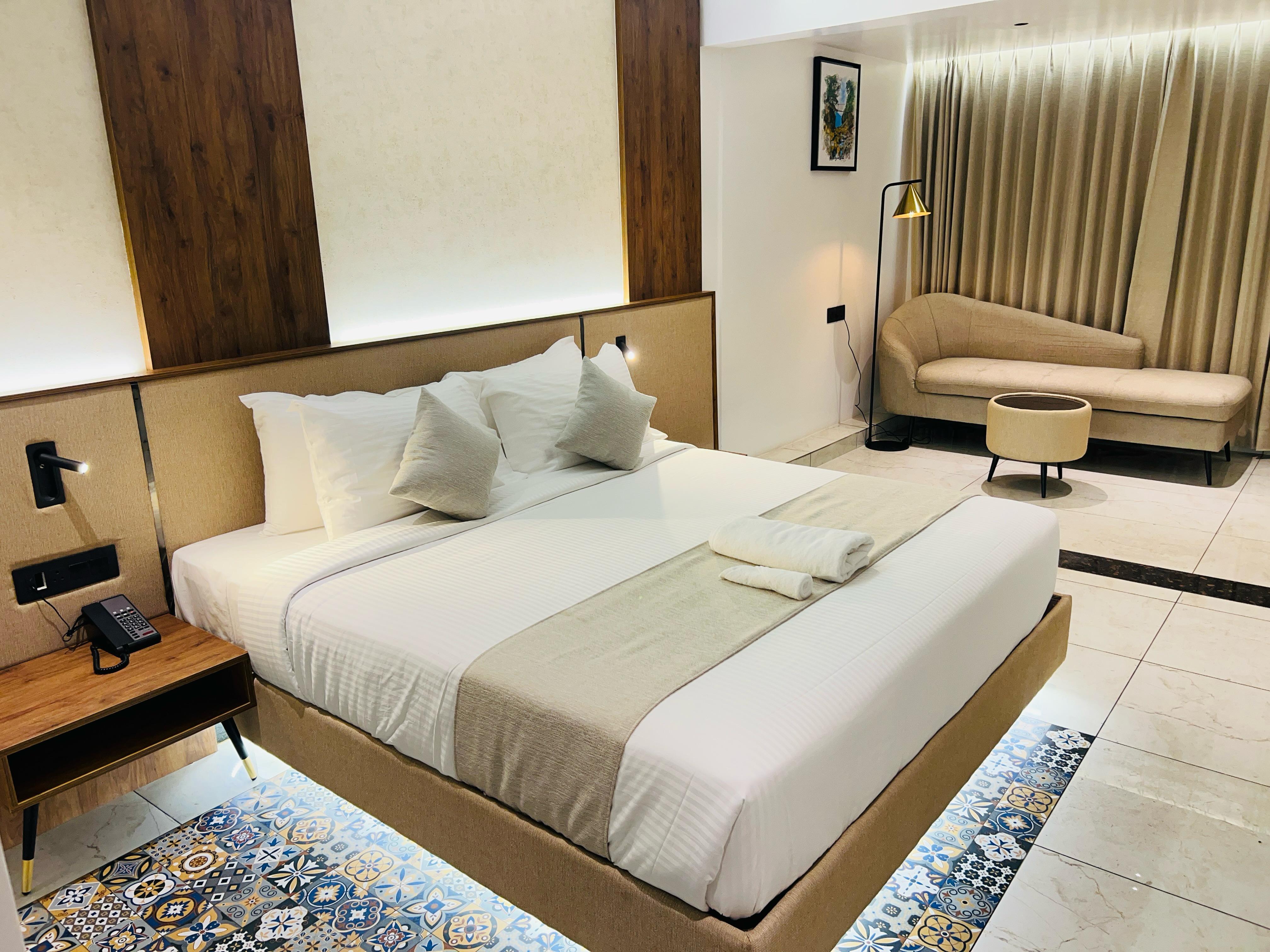 Rooms of Royal Plaza Inn by RAK Rooms - Hotel in Calicut (Kozhikode)