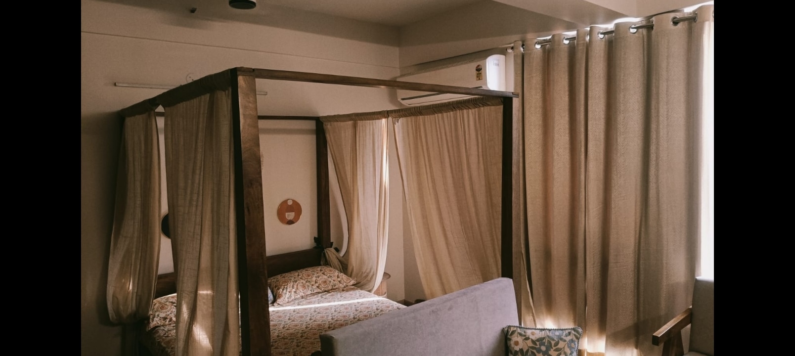 Comfort Meets Function Desk Kitchen Smart TV Apartment Lucknow ...