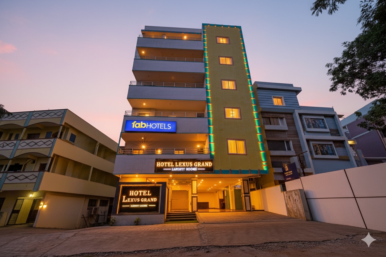 FabHotel Lexus Grand- Nr. GSM Mall, Miyapur 𝗕𝗢𝗢𝗞 Hyderabad Hotel