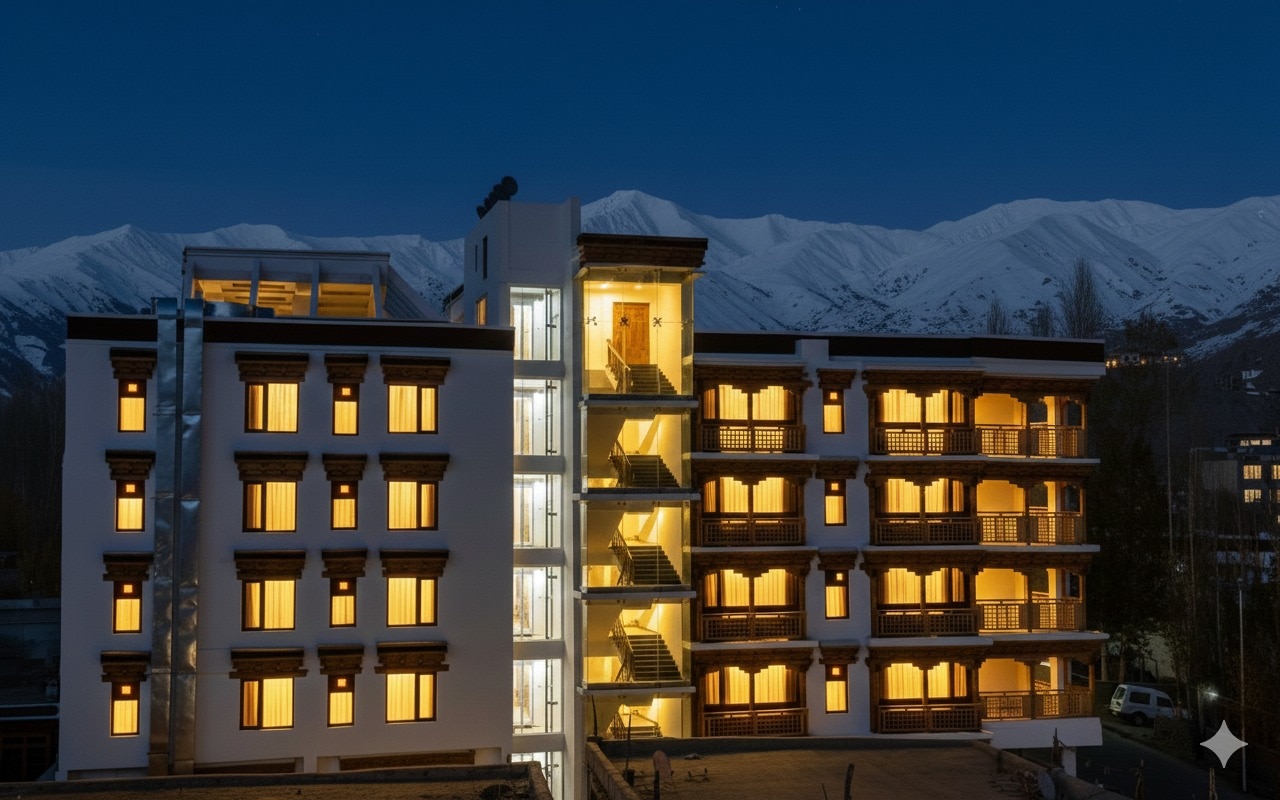 Hotel Northern Singge 𝗕𝗢𝗢𝗞 Leh Hotel