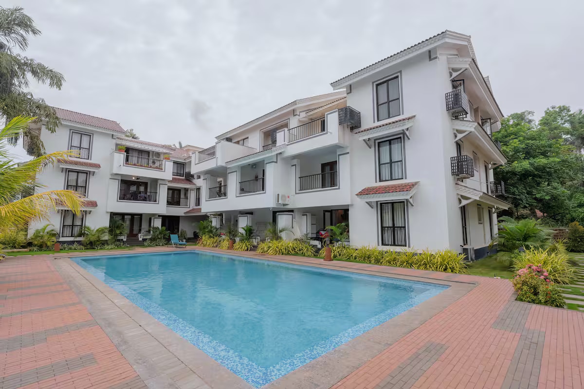 Luxury 2BHK | Central North Goa 𝗕𝗢𝗢𝗞 Goa Apartment