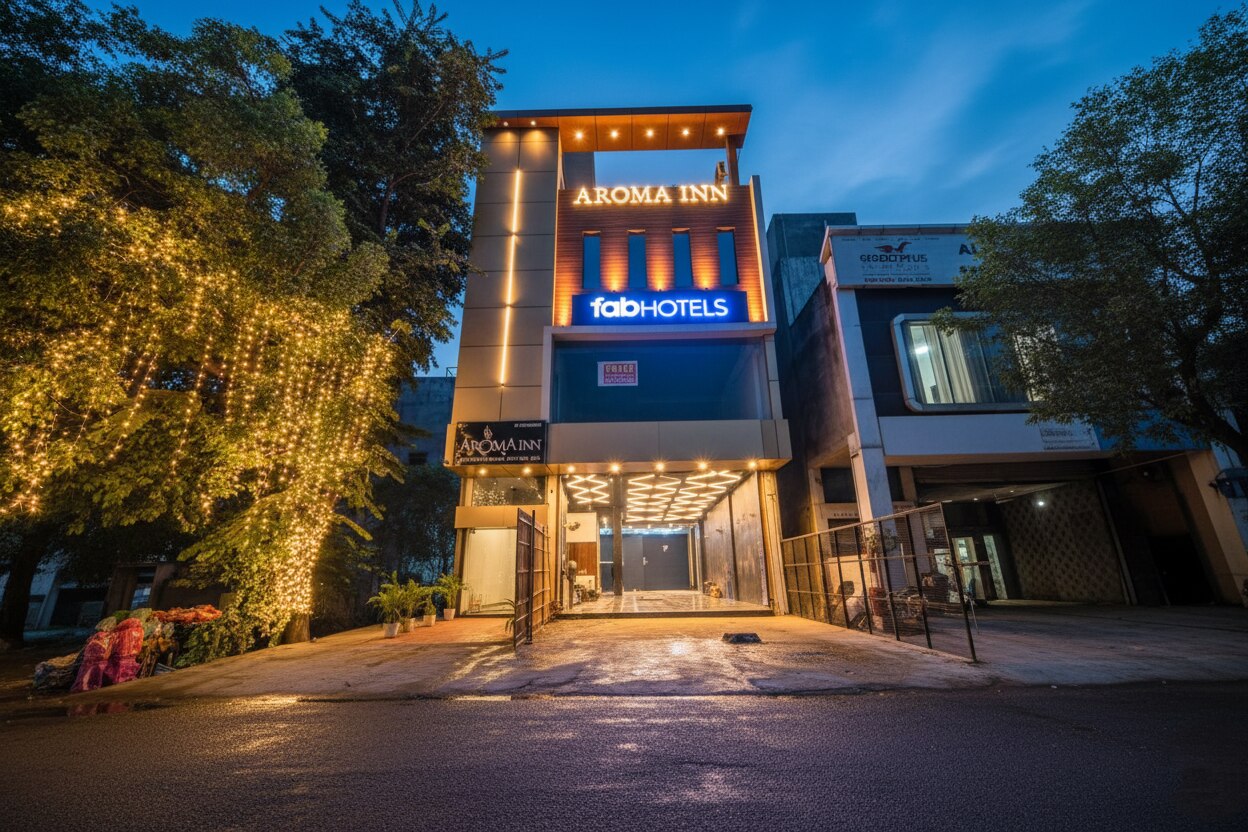 FabHotel Kavya Inn - Nr The Mall Of Faridabad 𝗕𝗢𝗢𝗞 Faridabad Hotel