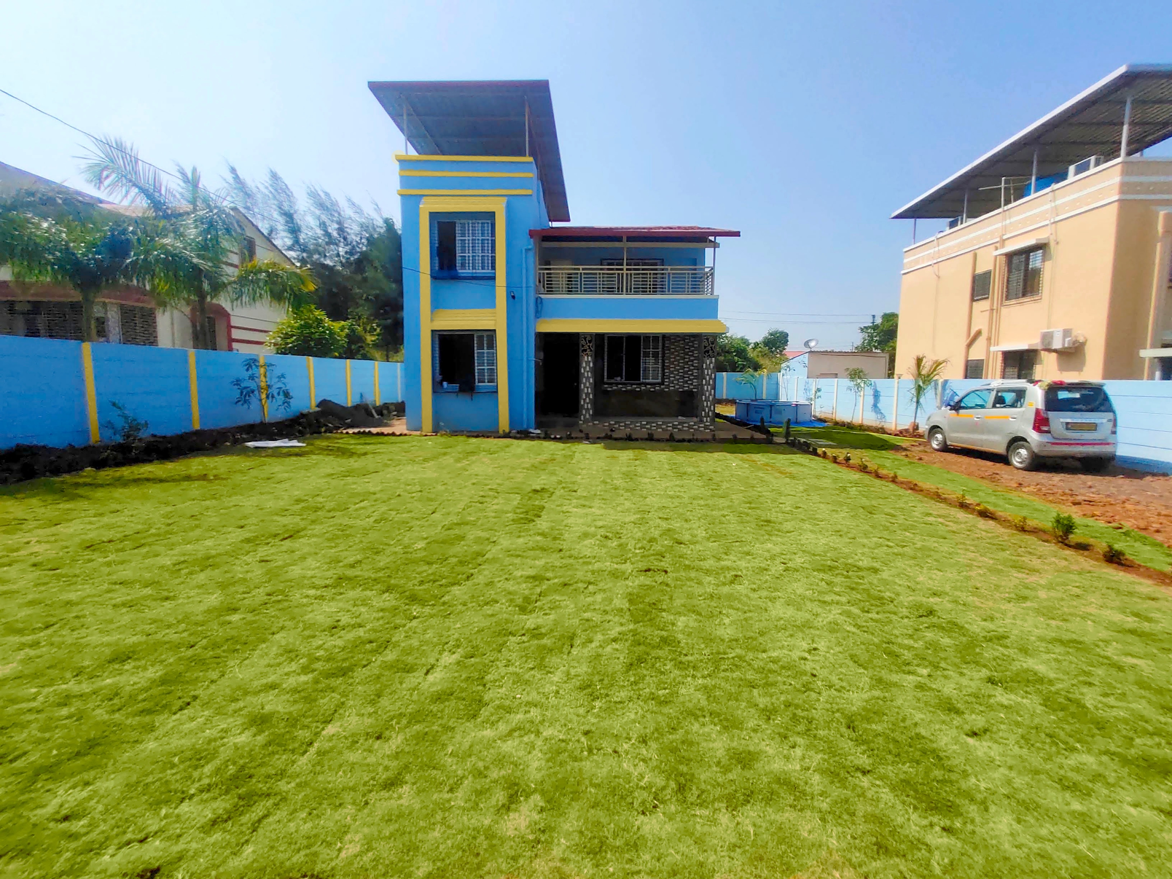 Blue House 𝗕𝗢𝗢𝗞 Karjat Villa
