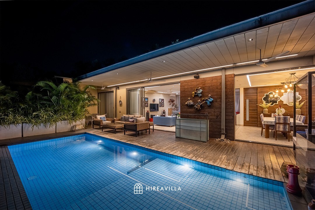 Hireavilla | Avior - 4BHK with Private Infinity Pool in Parra 𝗕𝗢𝗢𝗞 Goa Villa