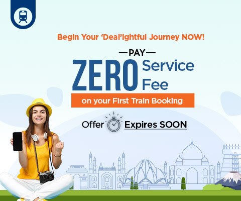 Exclusively for Your First Train Booking